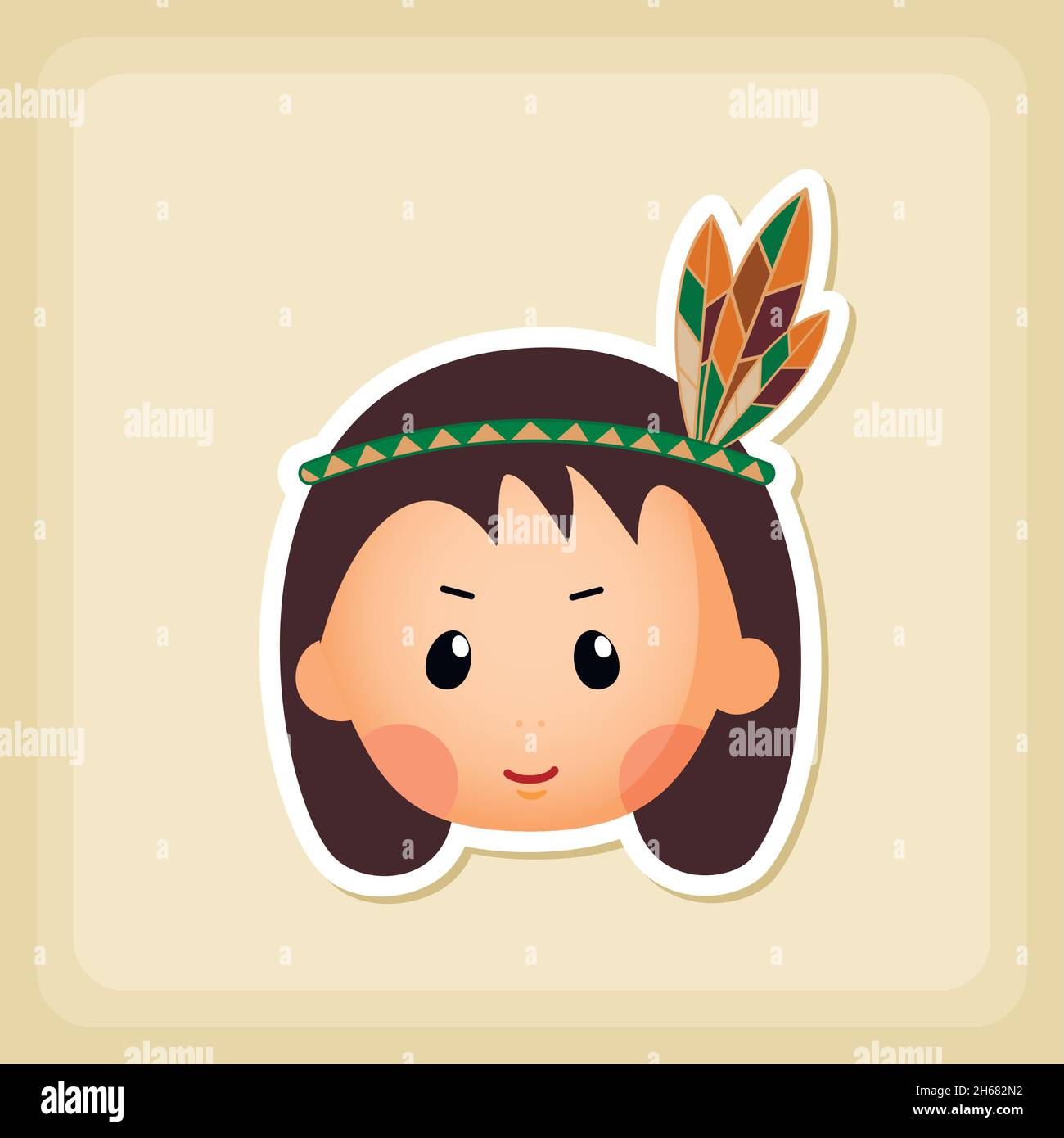 Native american woman children Stock Vector Images - Alamy