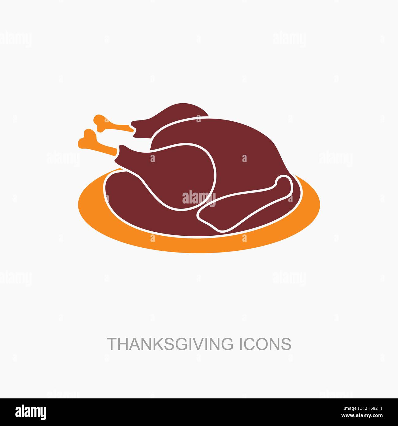 Ready for christmas dinner Stock Vector Images - Alamy