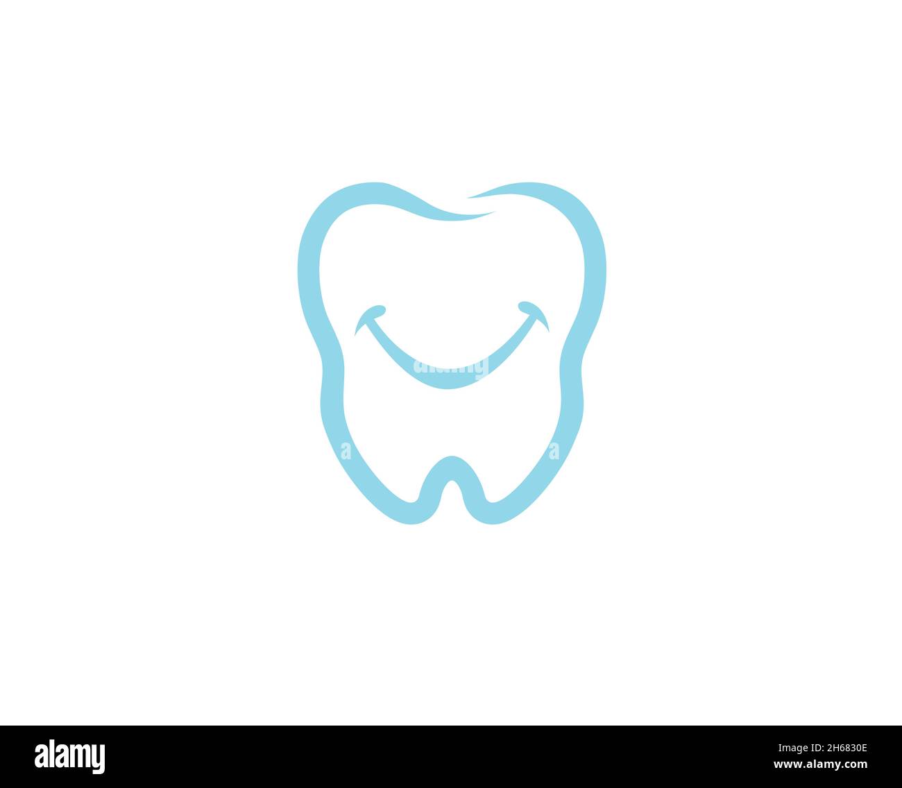 Creative Dental Care Clean Blue Teeth Logo Design Symbol Illustration ...
