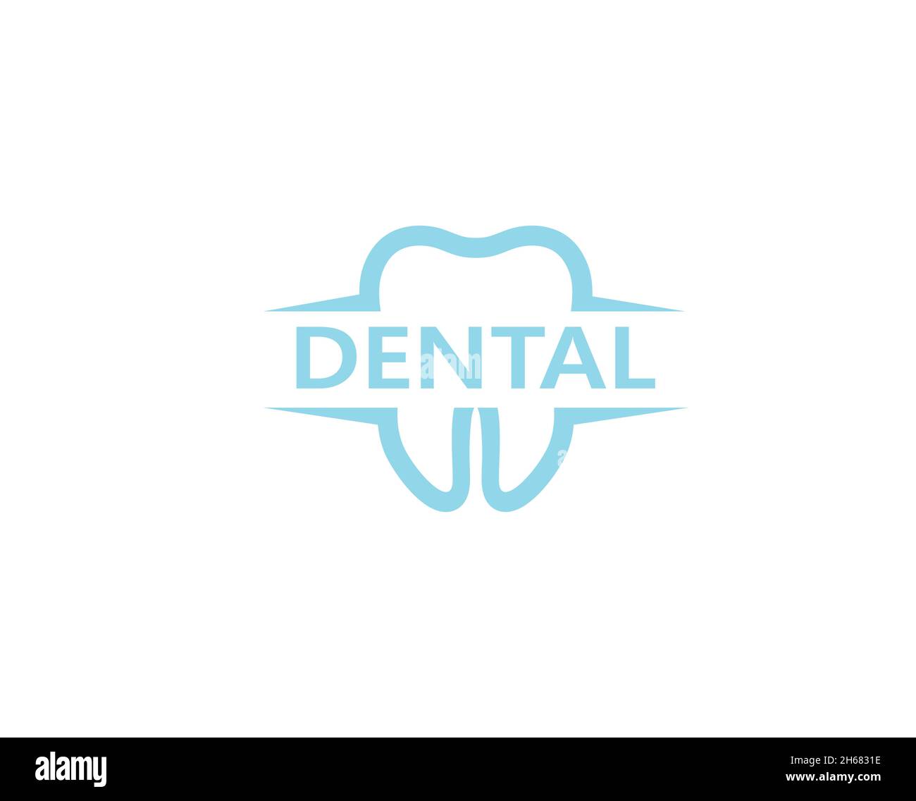 Creative Dental Care Clean Blue Teeth Logo Design Symbol Illustration ...