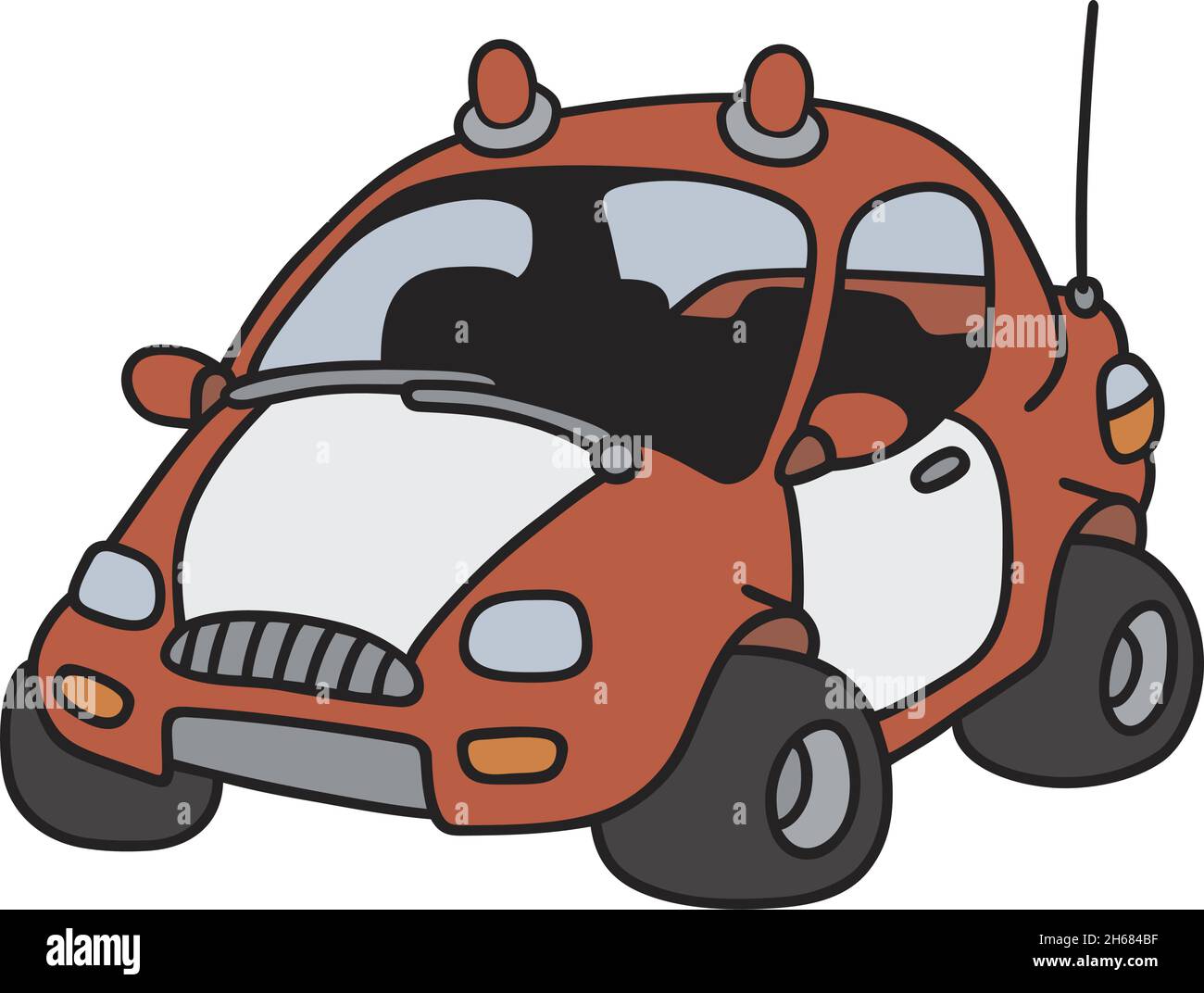 Patrol car not police car Stock Vector Images - Alamy