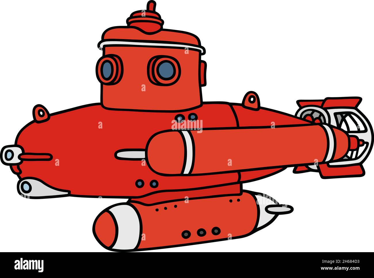 Red submarine hi-res stock photography and images - Alamy