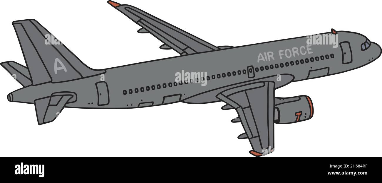 the big dark military jet aircraft Stock Vector Image & Art - Alamy
