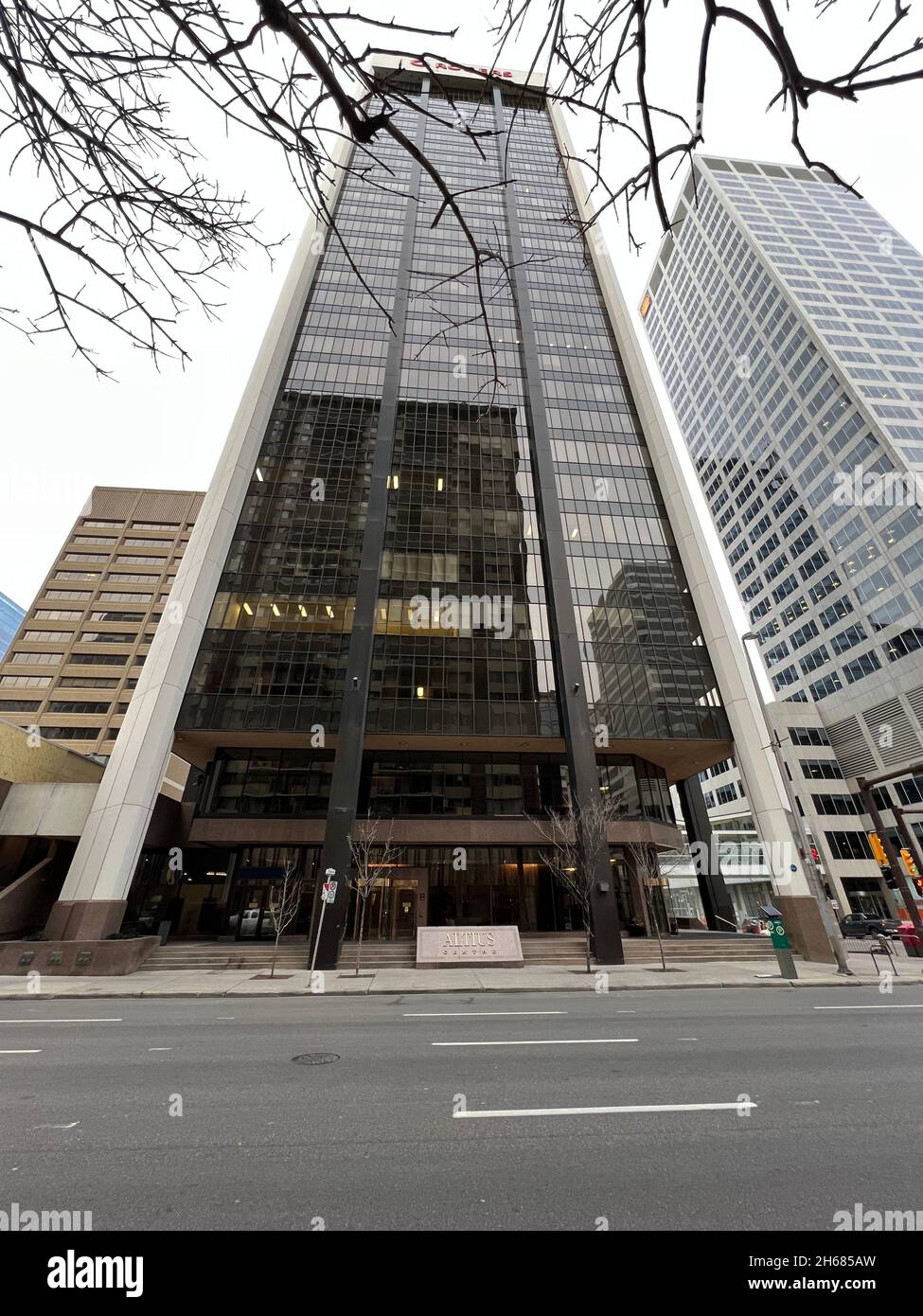 Calgary, Alberta, Canada - November 13, 2021:Altius center. Tall ...