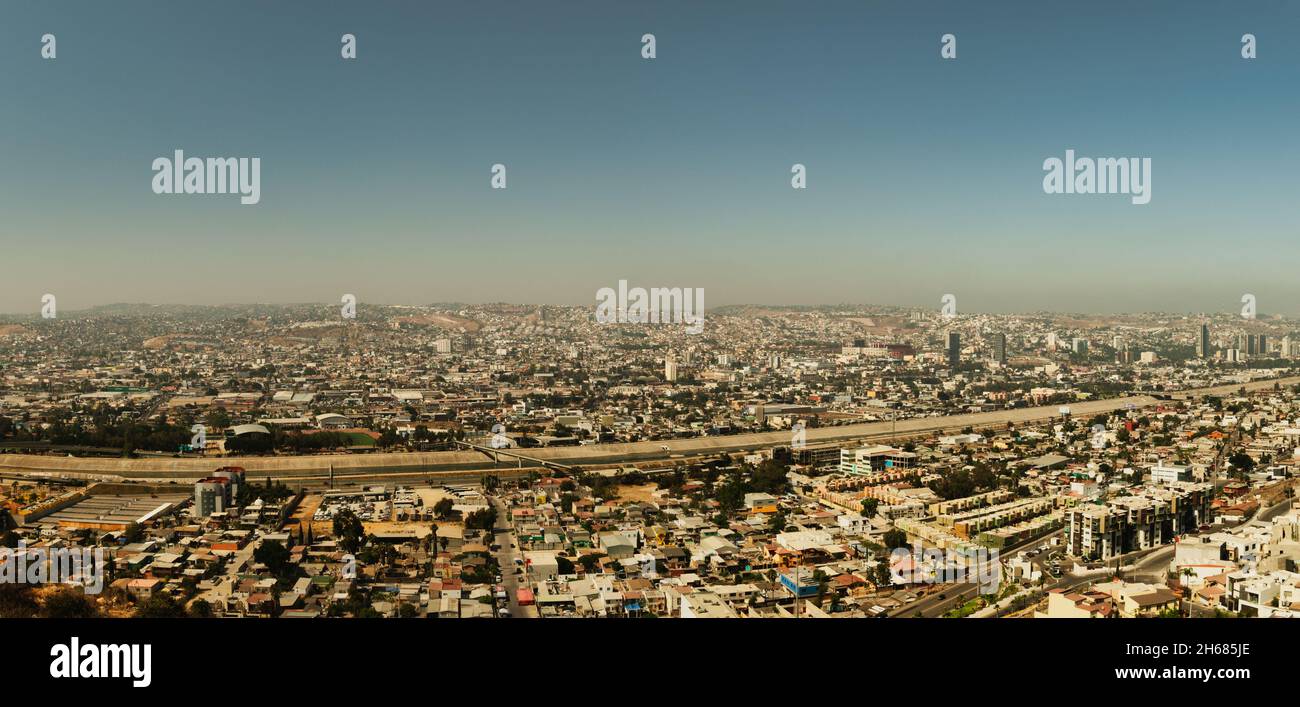 Panoramic view of parts of Tijuana, Mexico Stock Photo - Alamy