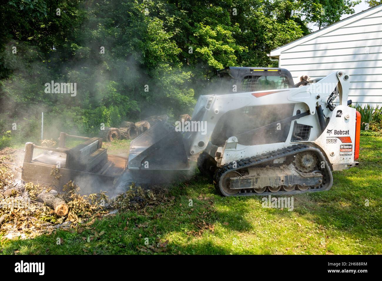 Bobcat model t590 tracked payloader hi-res stock photography and images ...