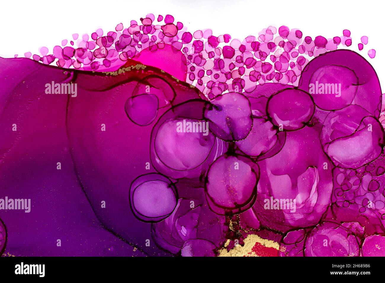 Abstract watercolor burgundy color artwork background with violet ...