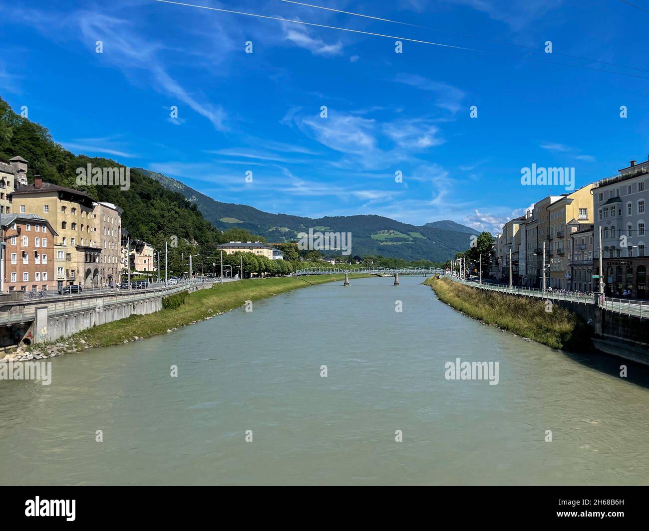 Walking along salzach river in hi-res stock photography and images - Alamy