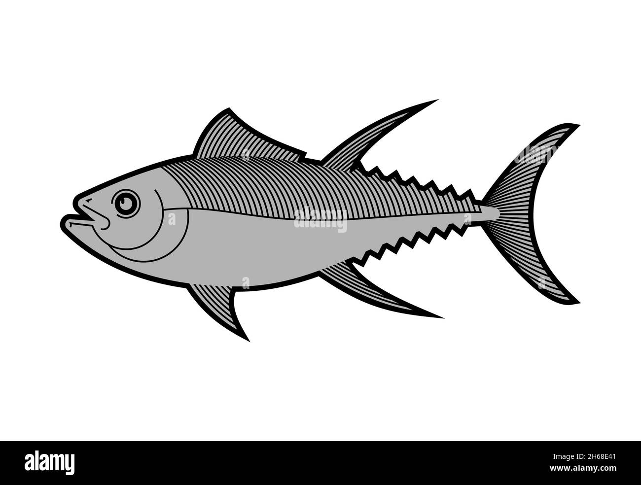Tuna sign. Icon tunny Seafood fish. Symbol vector illustration Stock ...