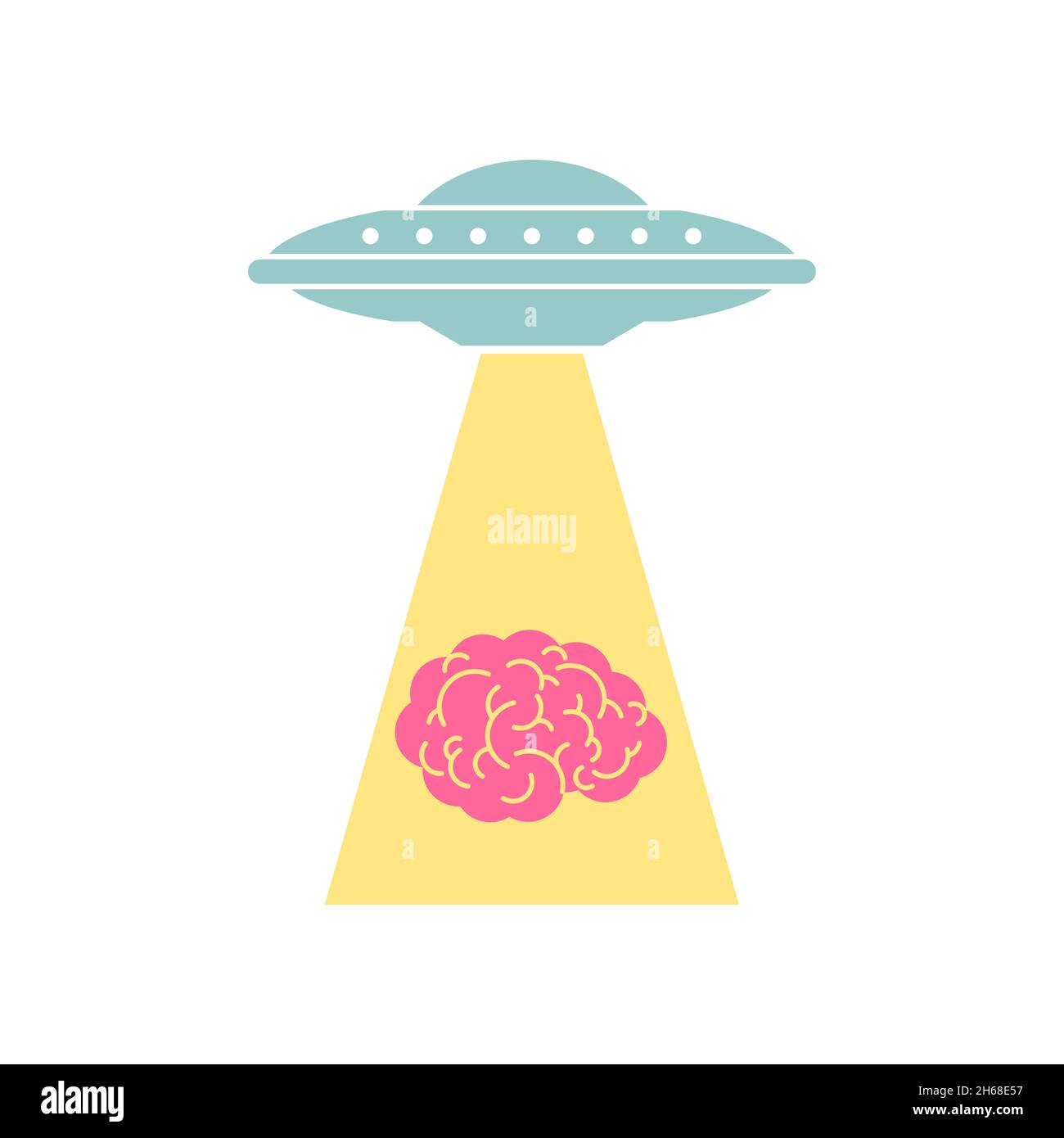 Flying brains Stock Vector Images - Alamy