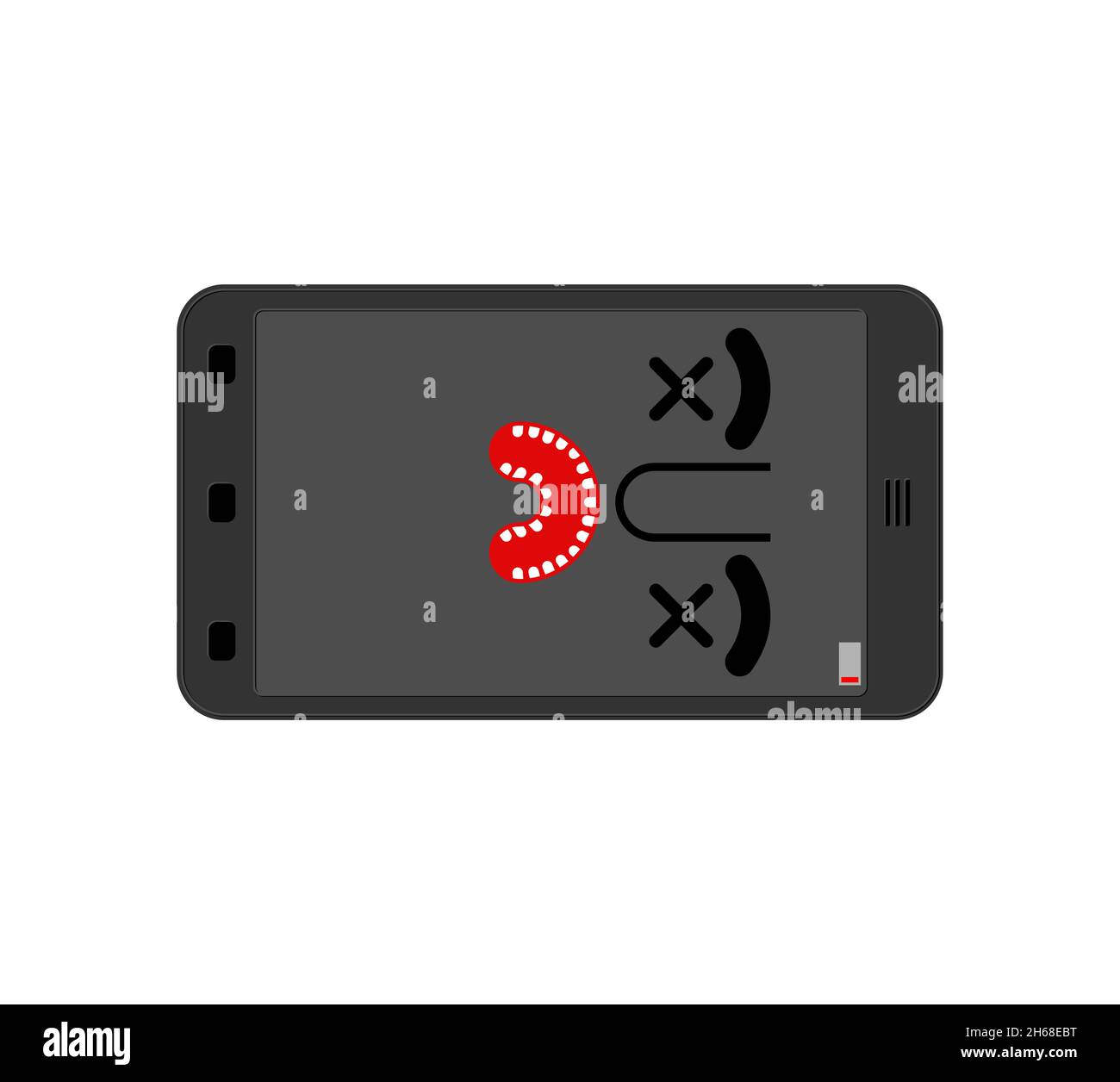 Dead phone cartoon Stock Vector Images - Alamy