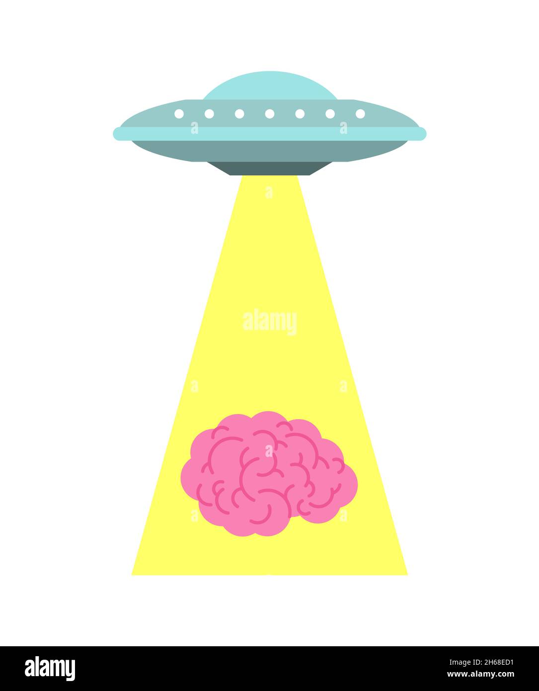 Ufo brain hi-res stock photography and images - Alamy