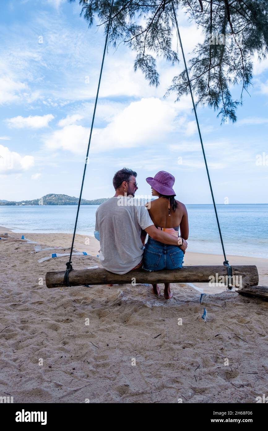 Tree swing and women hi-res stock photography and images - Alamy