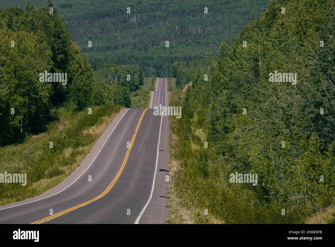 The Dalton Highway, Alaska, USA, all the way north to the North Pole ...