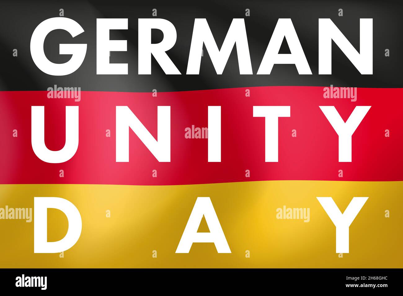 German Unity Day, 3 October. National Day of Germany. Flag, background ...