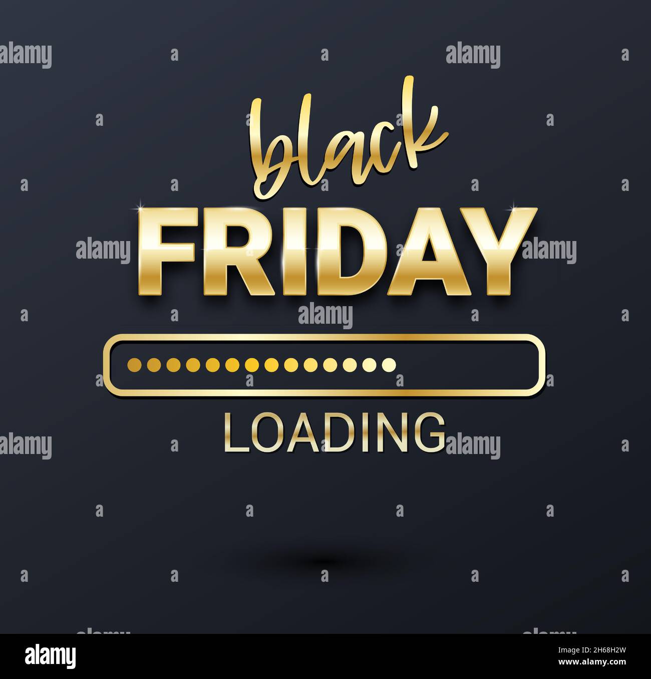 Black Friday loading bar background, banner poster design template ...