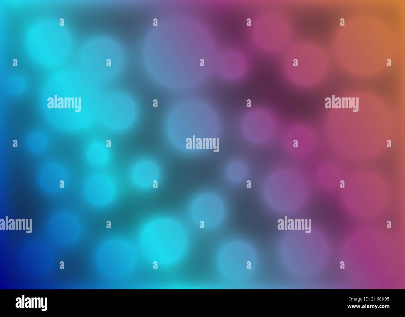 Rainbow Background with faded holes on the foreground grunge background ...