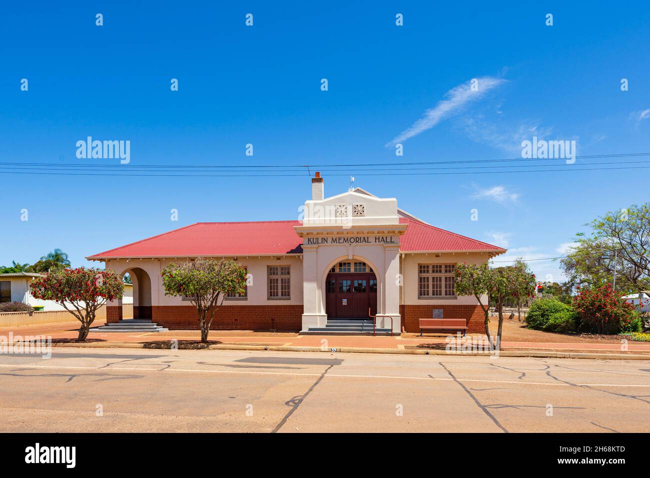 View of Kulin Memorial Hall, Kulin, Western Australia, WA, Australia ...