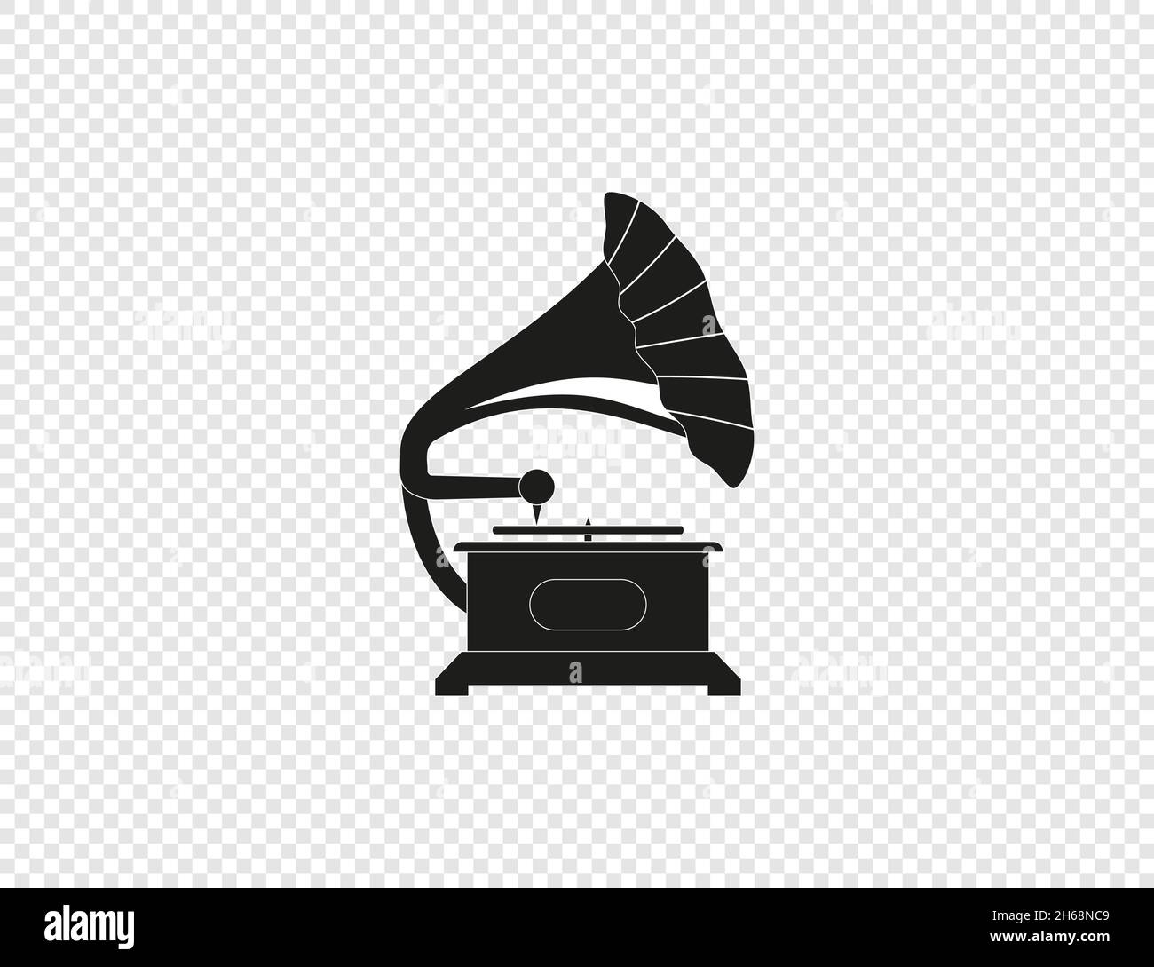 Vector illustration. Flat design. Gramophone music icon Stock Vector ...