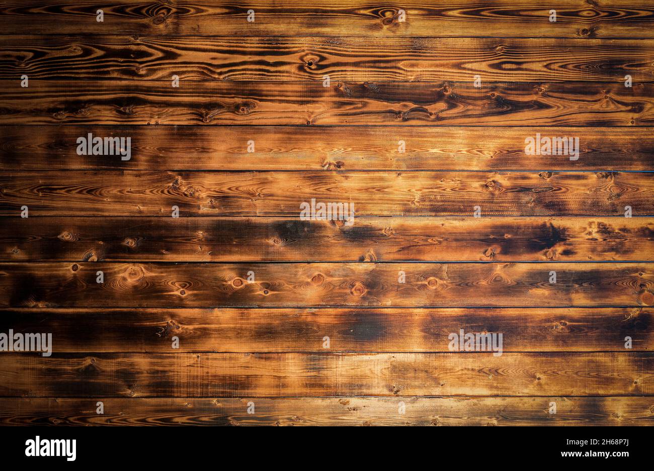 Wooden rustic background. Wooden surface with old burnt texture. Dark ...