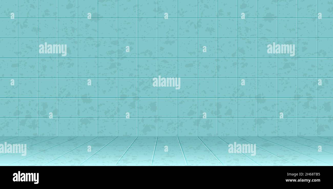 realistic tile wall, empty stage, background for your design. EPS 10 ...