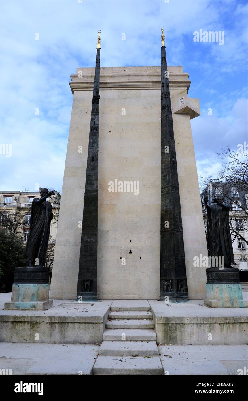 Monument of Human Rights (Monument des Droits de l'Homme, 1989) in ...