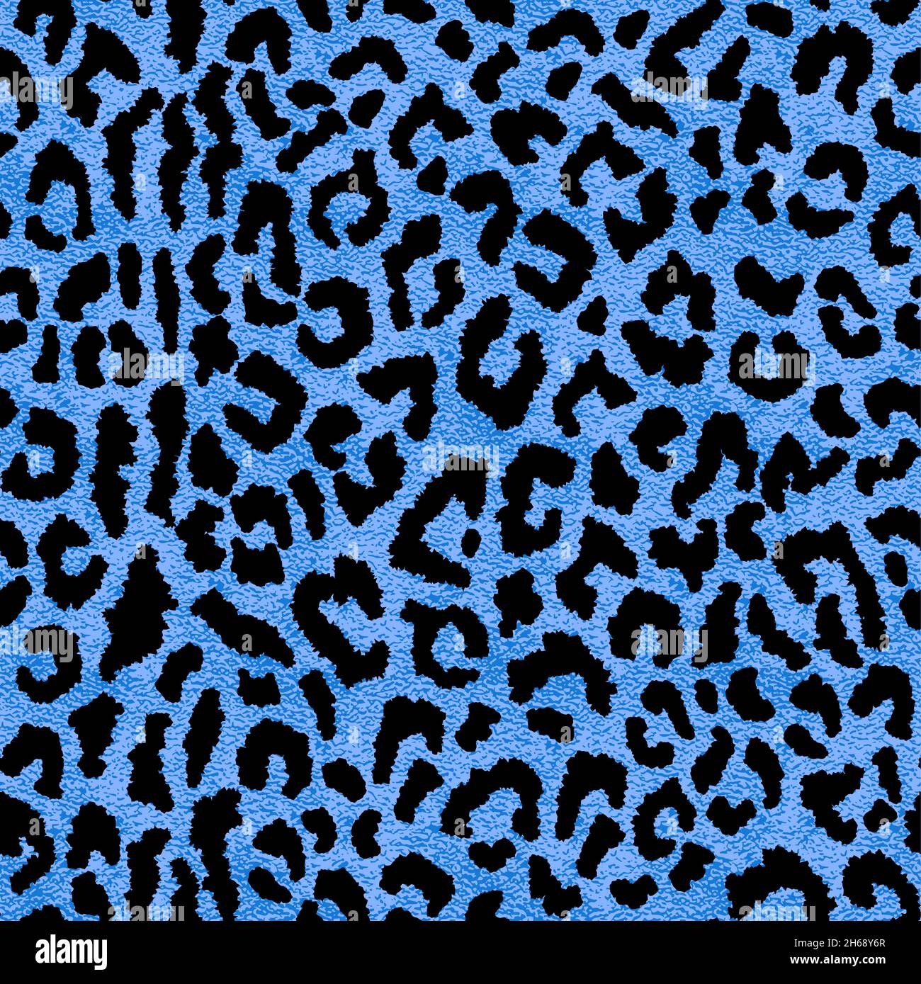 Seamless blue leopard skin pattern. Metallic leopard skin prin Stock ...