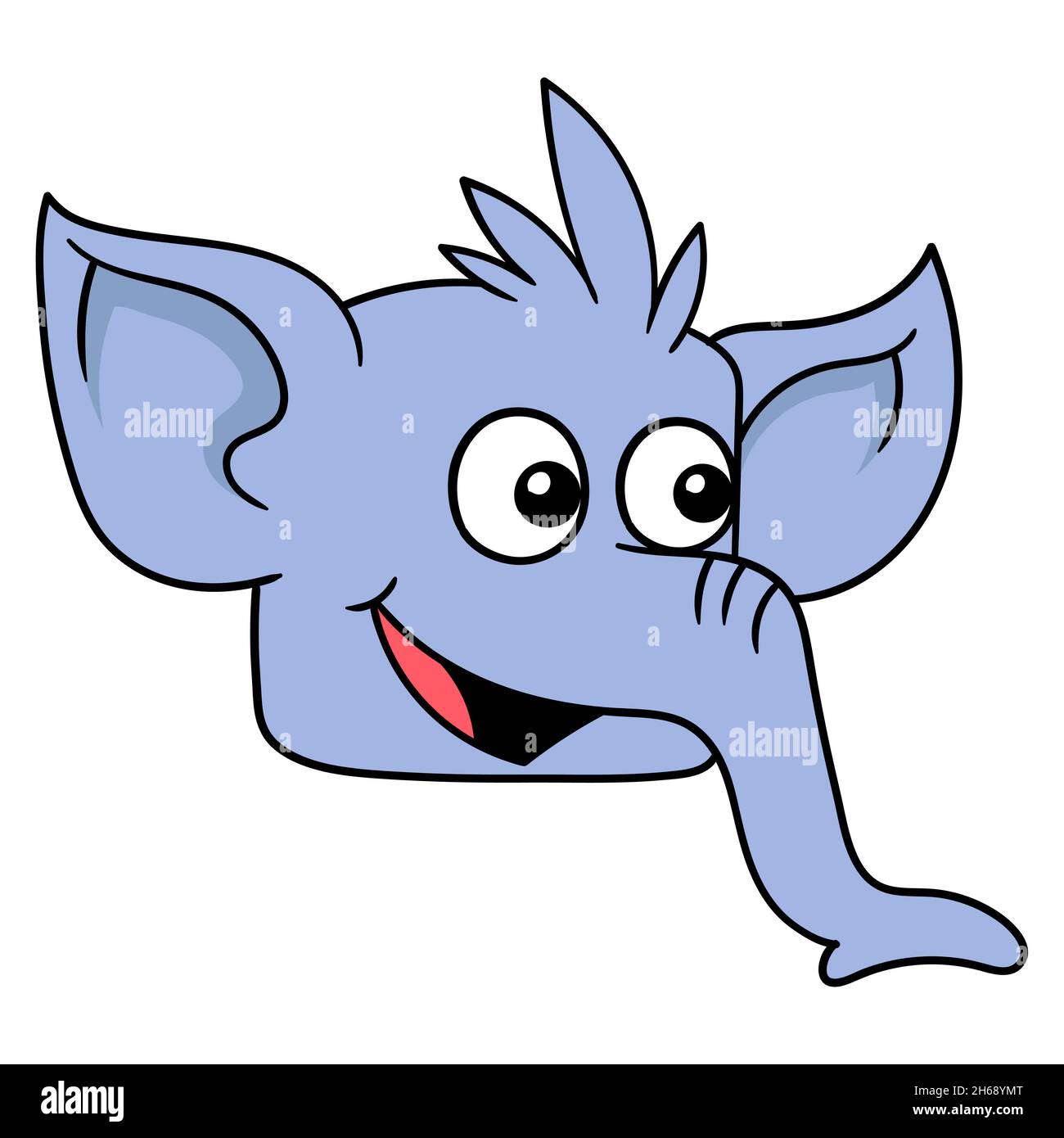 Animated Elephant Face