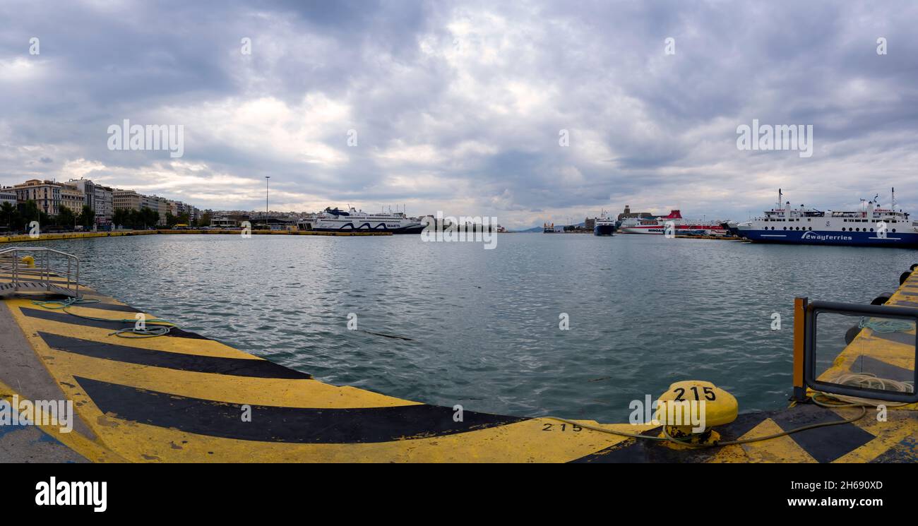 Greece Athens,The Port of Piraeus is the chief sea port of Athens ...