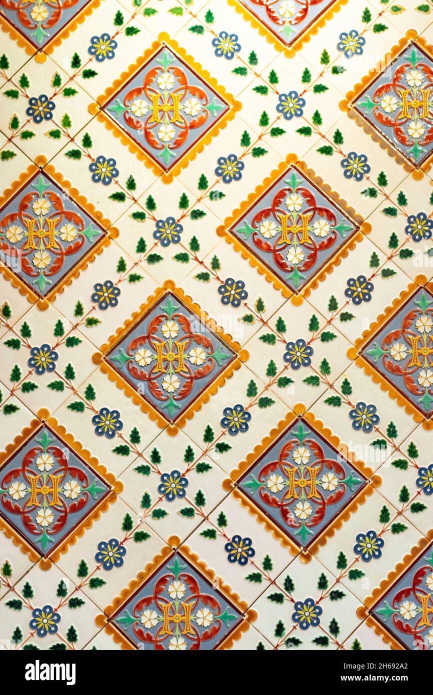 decorative ceramic patterned tiles in flushed with pride toilet ...