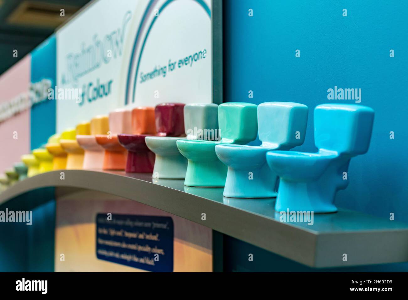 Glazed toilet model samples hi-res stock photography and images - Alamy