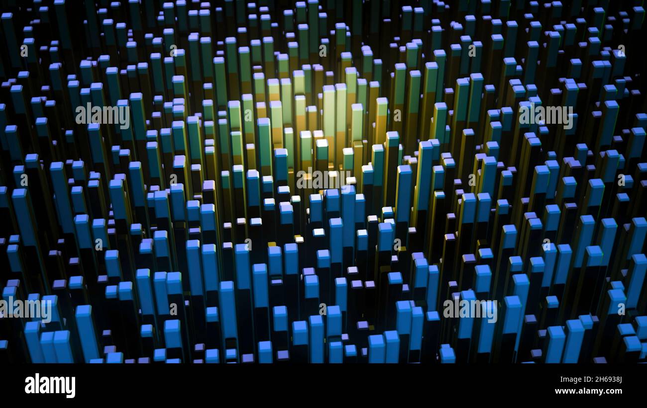 Rotating animation endless squares hi-res stock photography and images ...