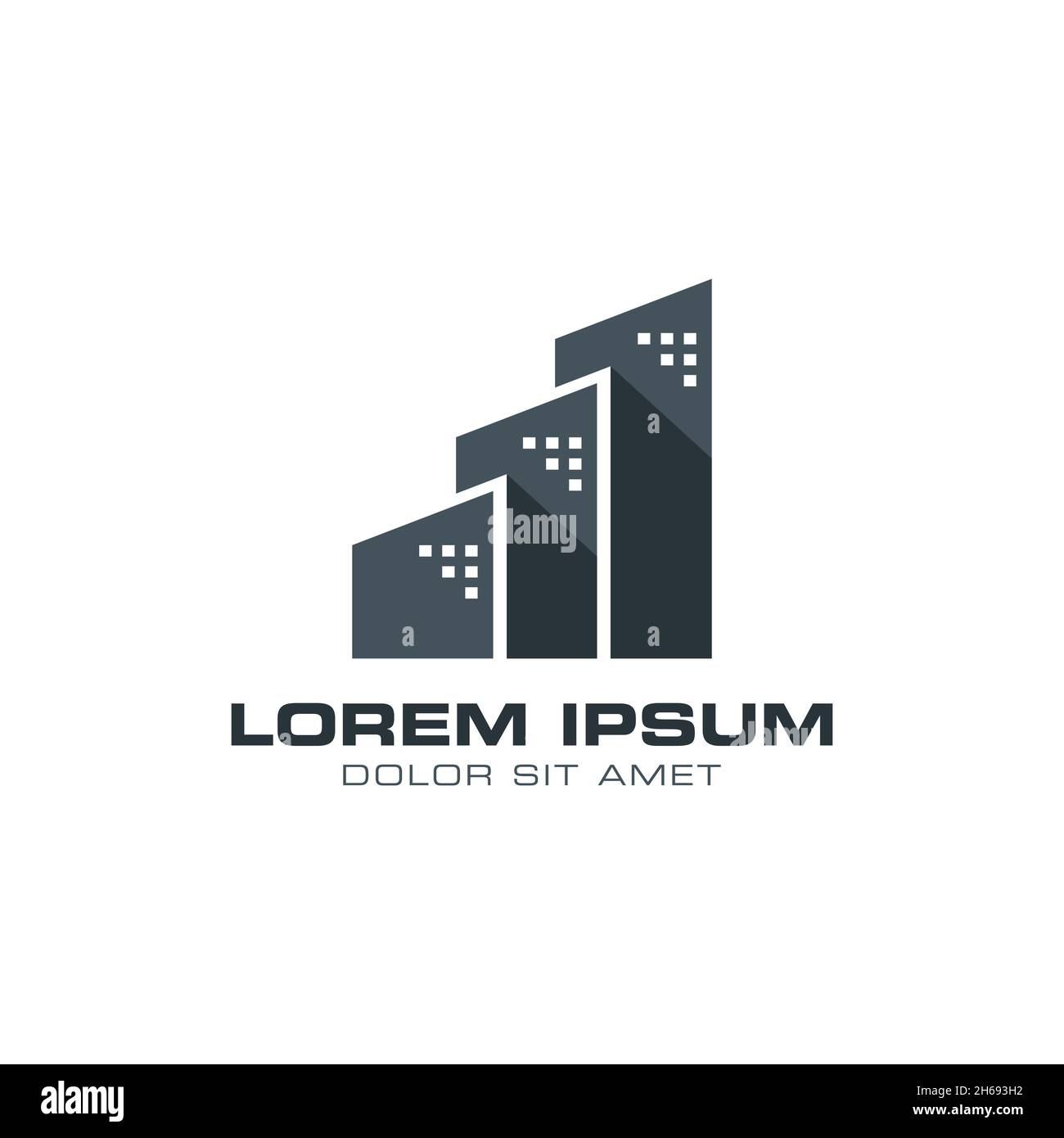 Real estate vector stock illustration logo design template. House ...