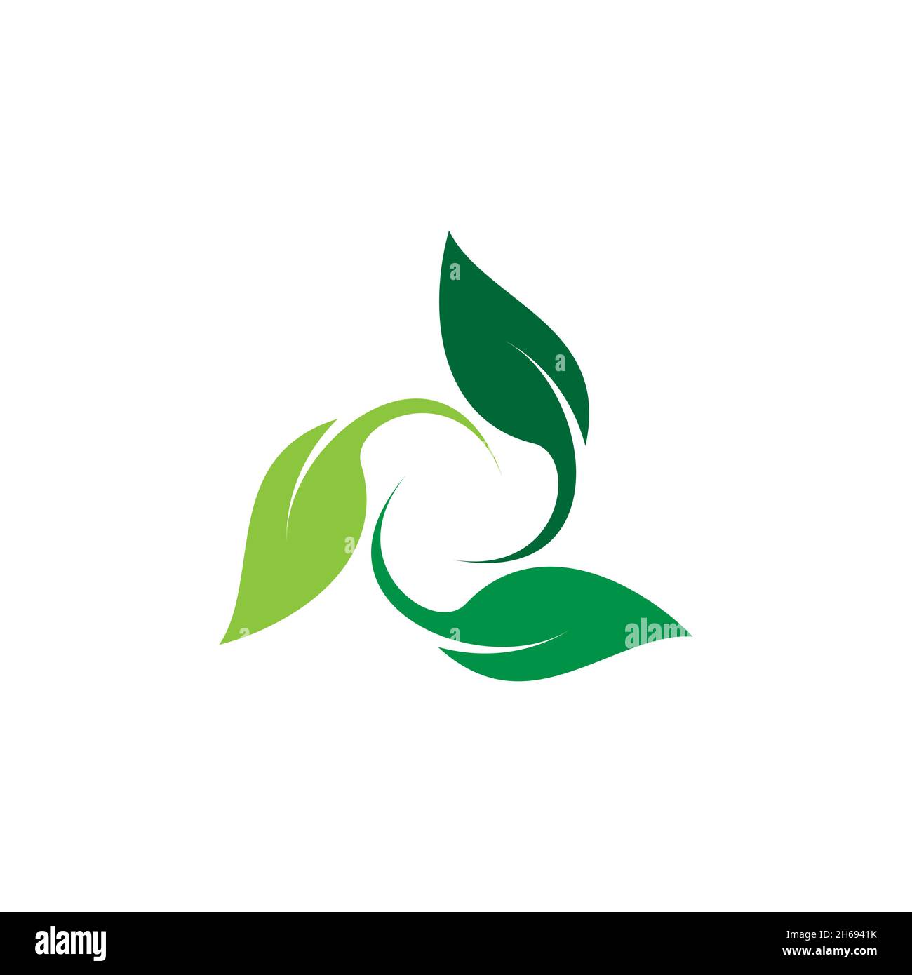 Leaf vector stock illustration logo design template Stock Vector Image ...