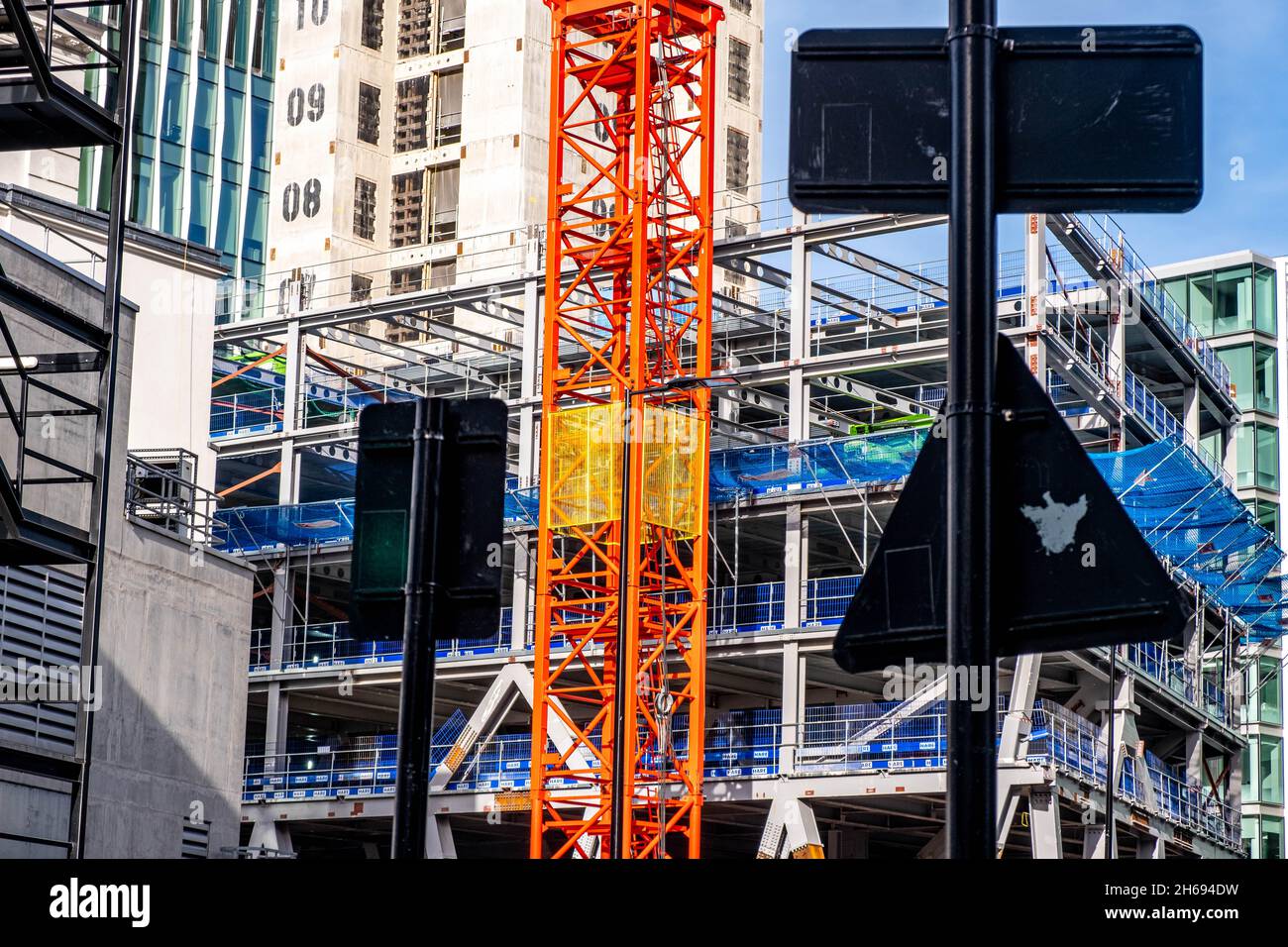 Victoria Westminster London England UK, November 7 2021, Redevelopment ...