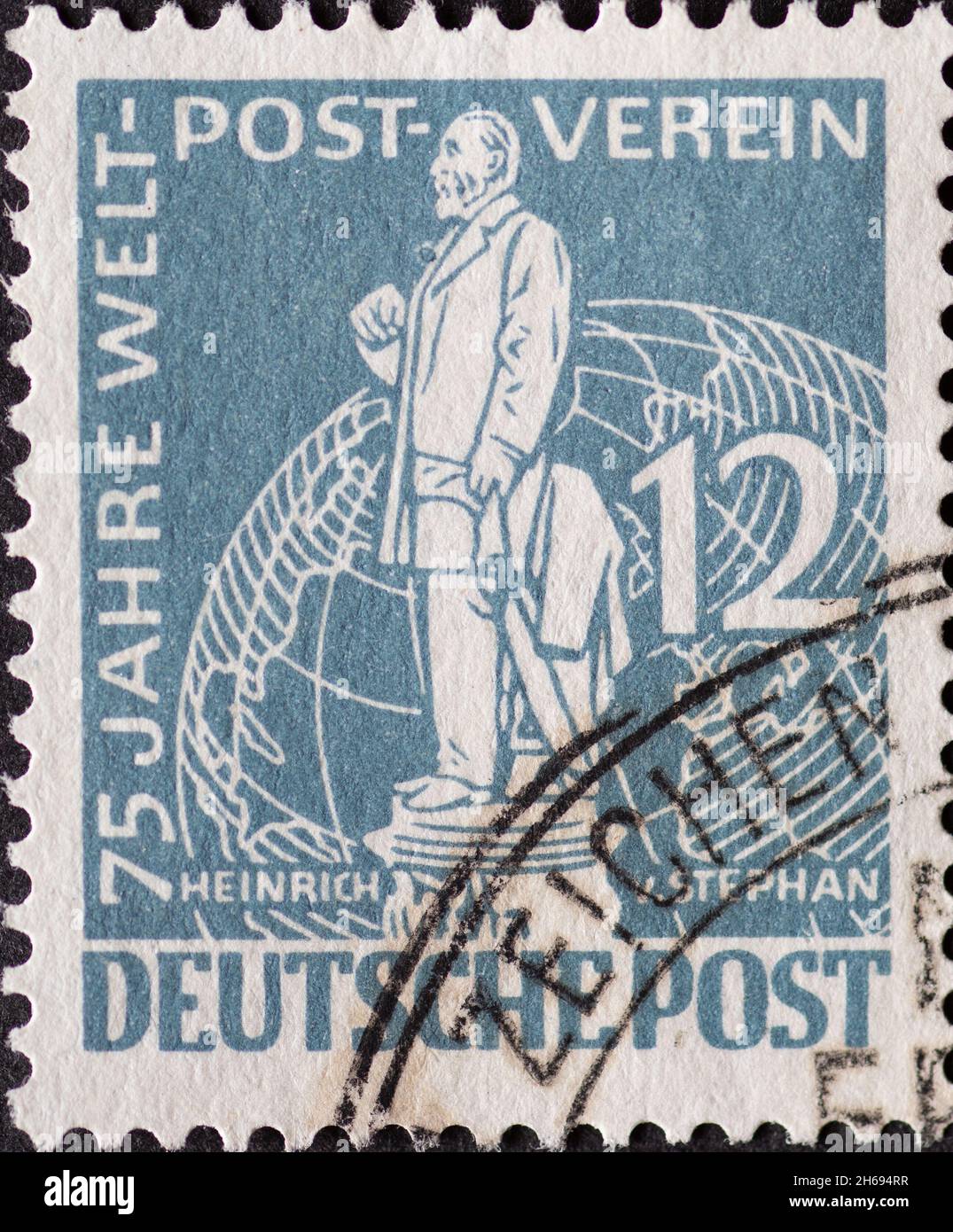 GERMANY, Berlin - CIRCA 1949: a postage stamp from Germany, Berlin in ...