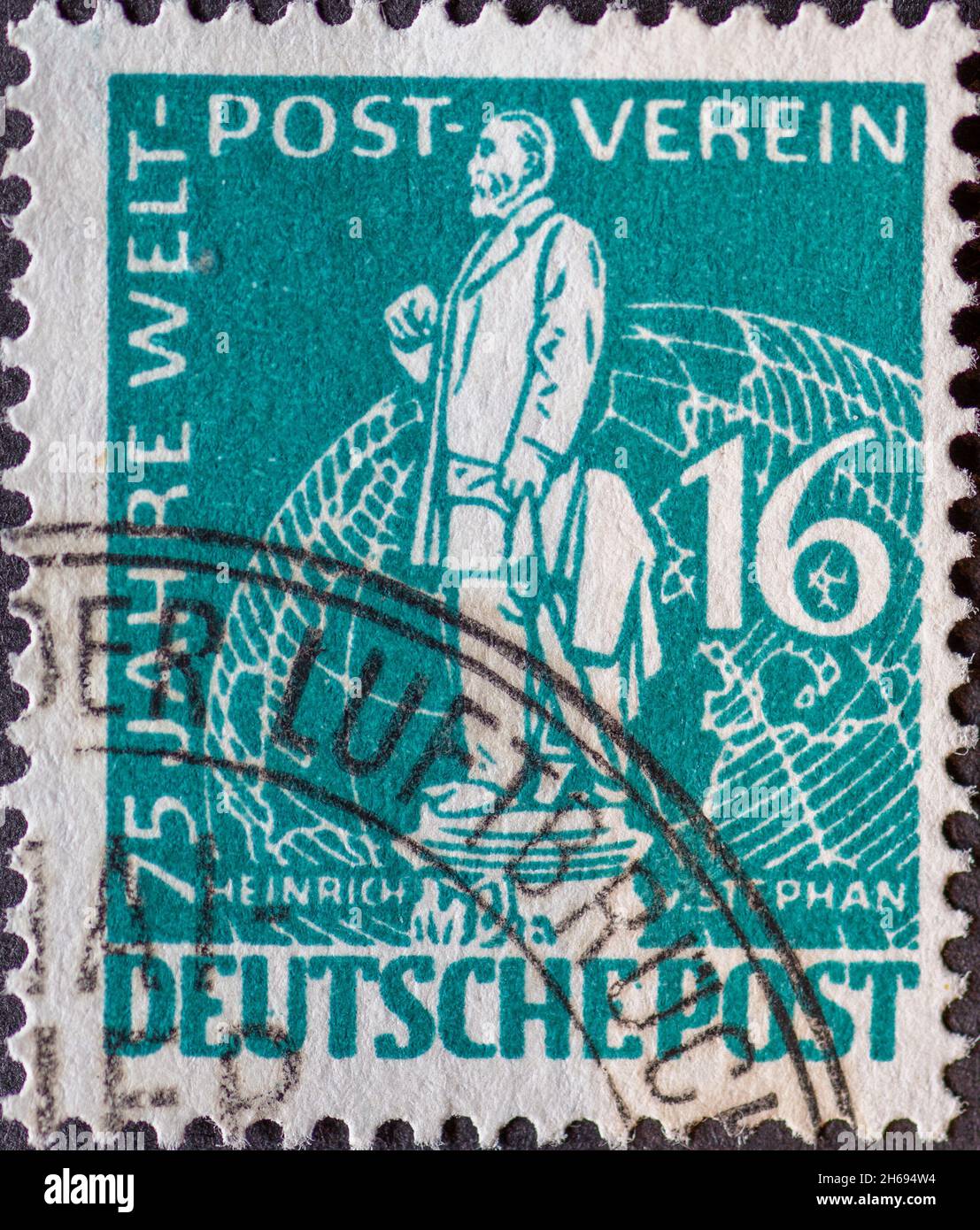 GERMANY, Berlin - CIRCA 1949: a postage stamp from Germany, Berlin in ...
