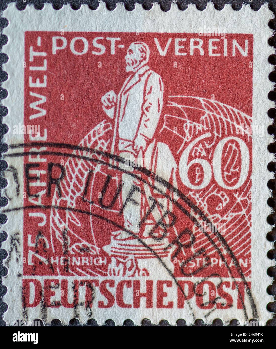 GERMANY, Berlin - CIRCA 1949: a postage stamp from Germany, Berlin in ...
