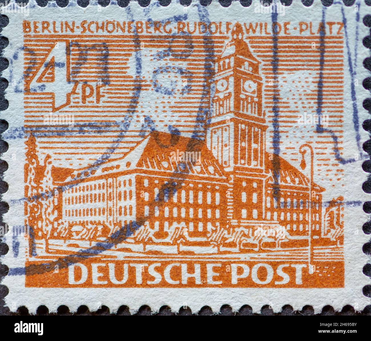 GERMANY, Berlin - CIRCA 1949: a postage stamp from Germany, Berlin ...