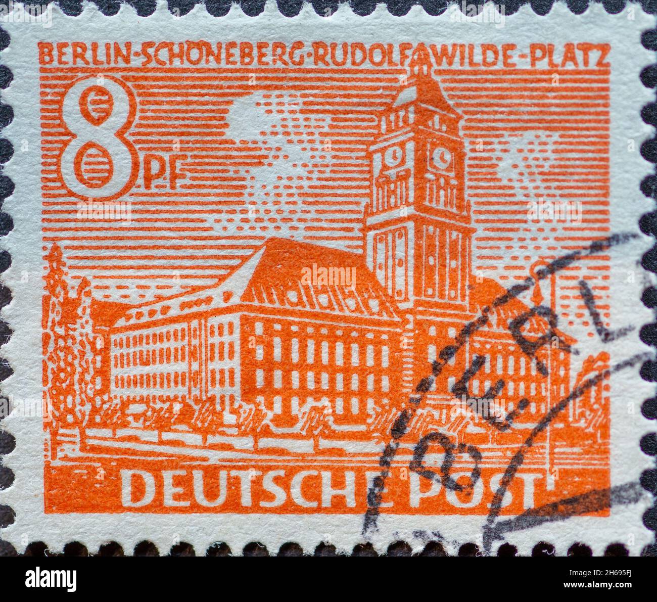 GERMANY, Berlin - CIRCA 1949: a postage stamp from Germany, Berlin ...