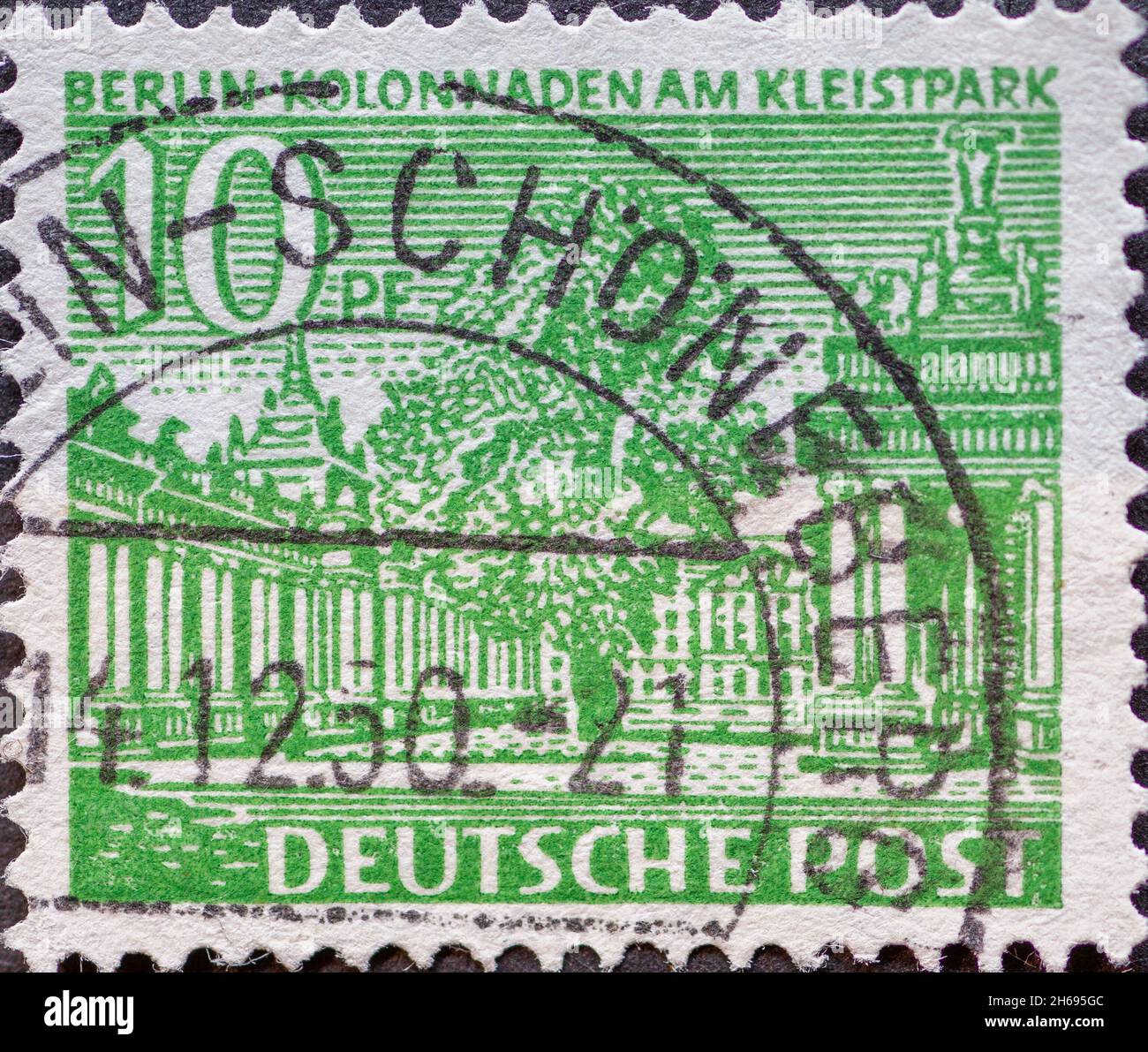 GERMANY, Berlin - CIRCA 1949: a postage stamp from Germany, Berlin ...