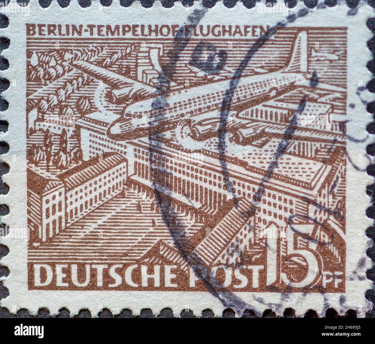 GERMANY, Berlin - CIRCA 1949: a postage stamp from Germany, Berlin ...