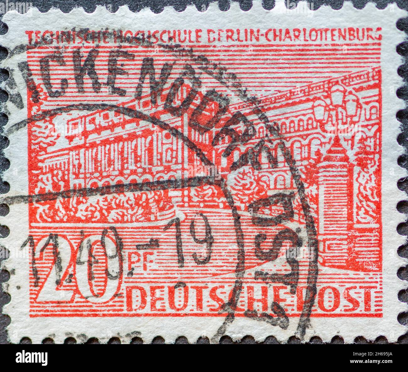 GERMANY, Berlin - CIRCA 1949: a postage stamp from Germany, Berlin ...