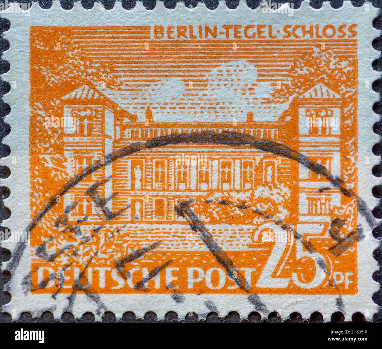 GERMANY, Berlin - CIRCA 1949: a postage stamp from Germany, Berlin ...