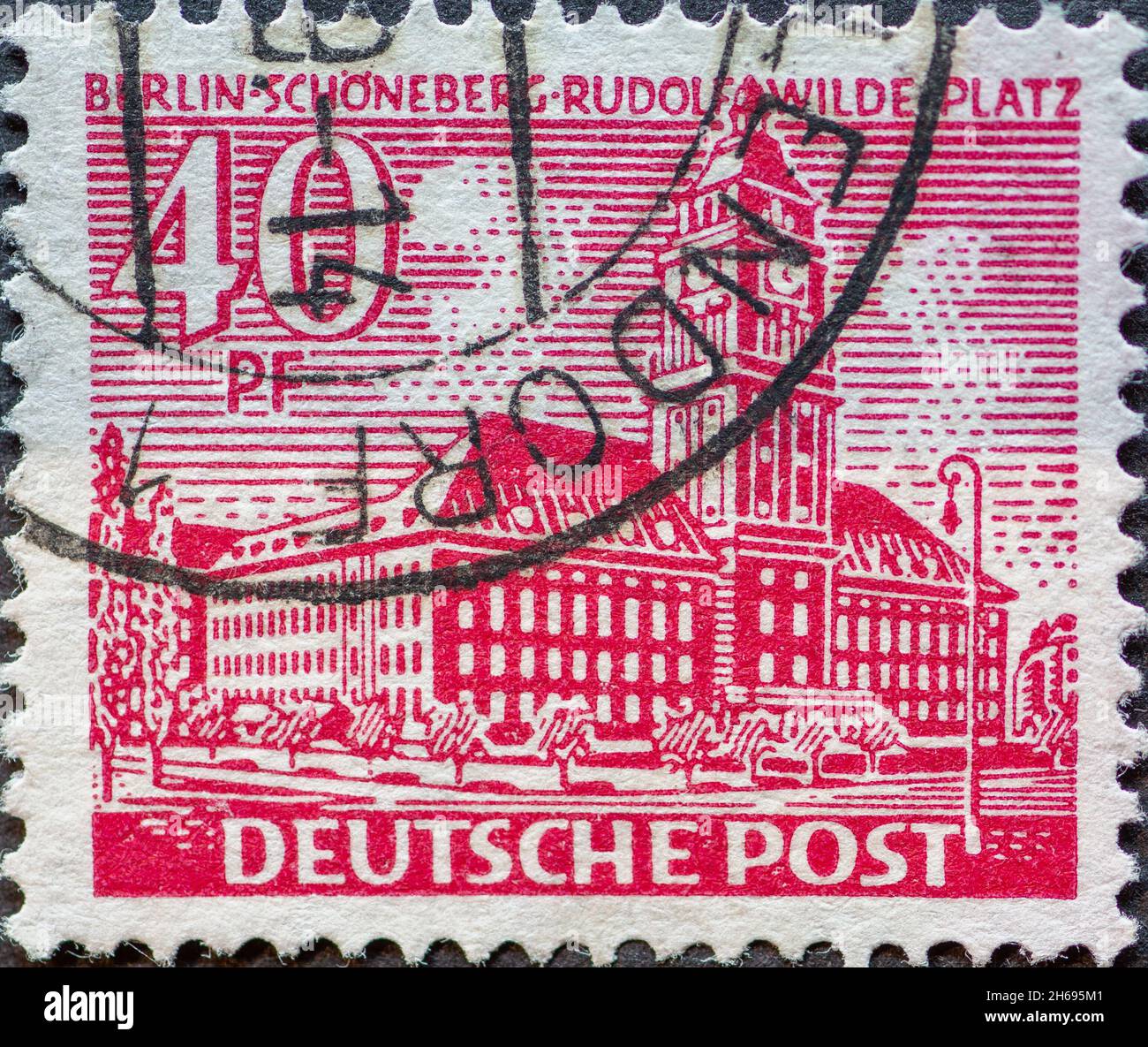 GERMANY, Berlin - CIRCA 1949: a postage stamp from Germany, Berlin ...