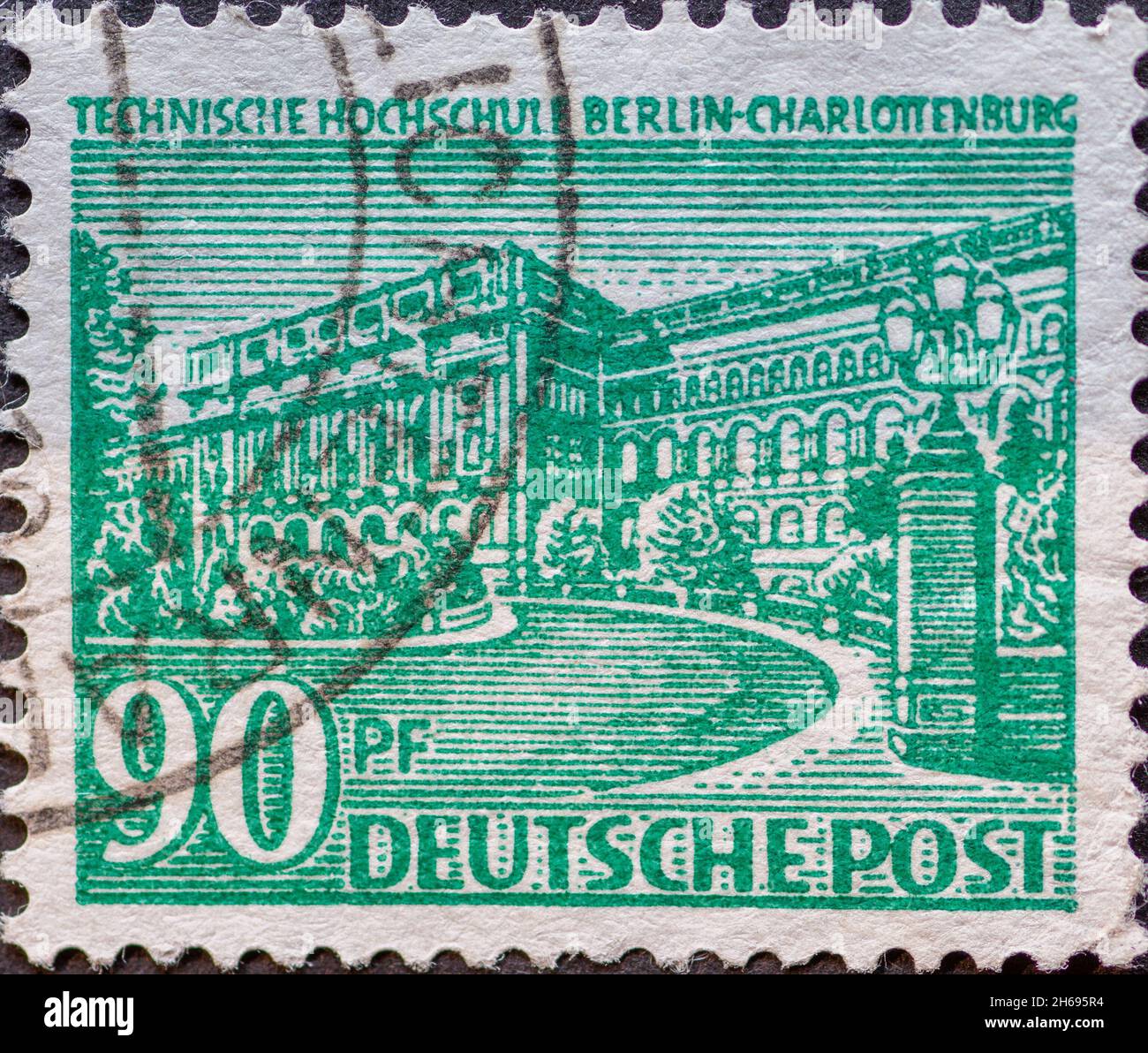 GERMANY, Berlin - CIRCA 1949: a postage stamp from Germany, Berlin ...