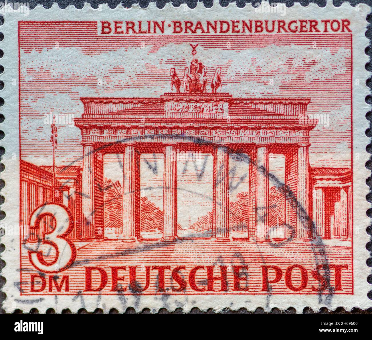 GERMANY, Berlin - CIRCA 1949: a postage stamp from Germany, Berlin ...