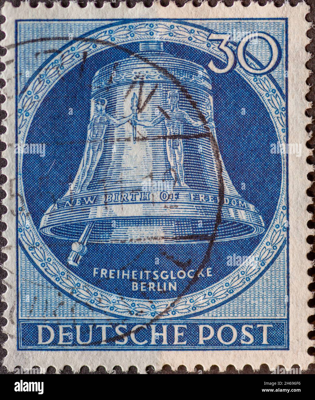 GERMANY, Berlin - CIRCA 1951: a postage stamp from Germany, Berlin ...