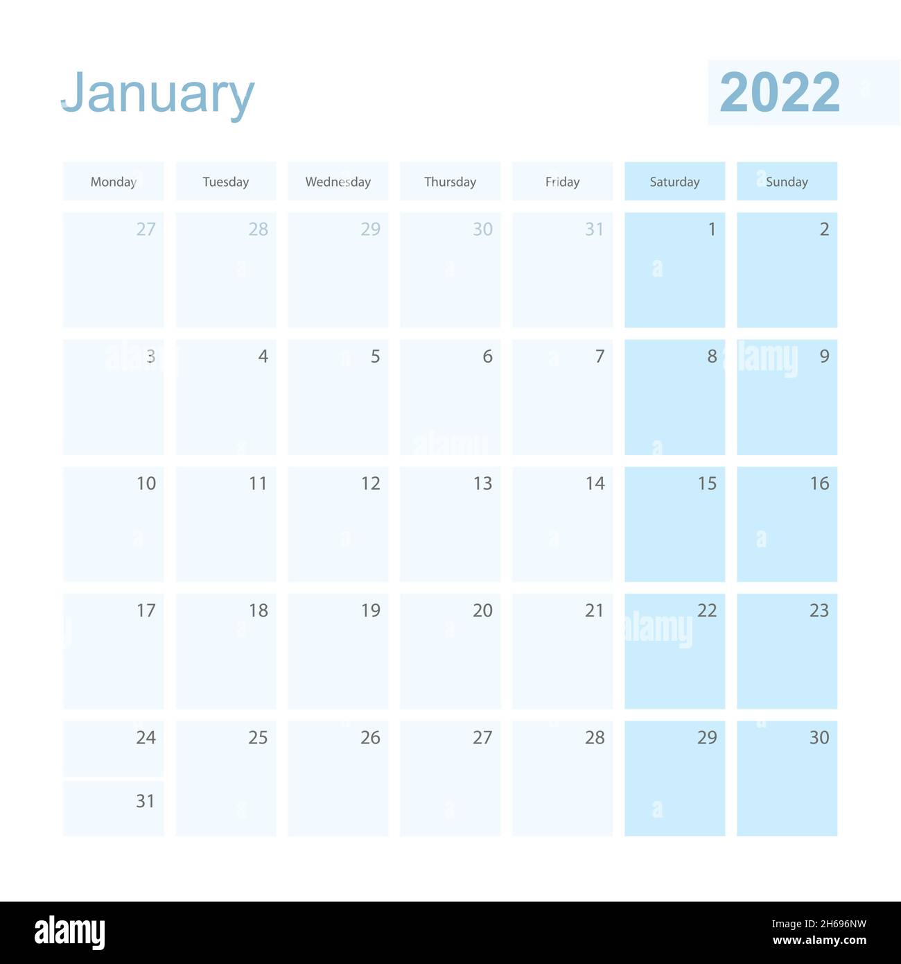 January 2022 Calendar With Holidays Printable