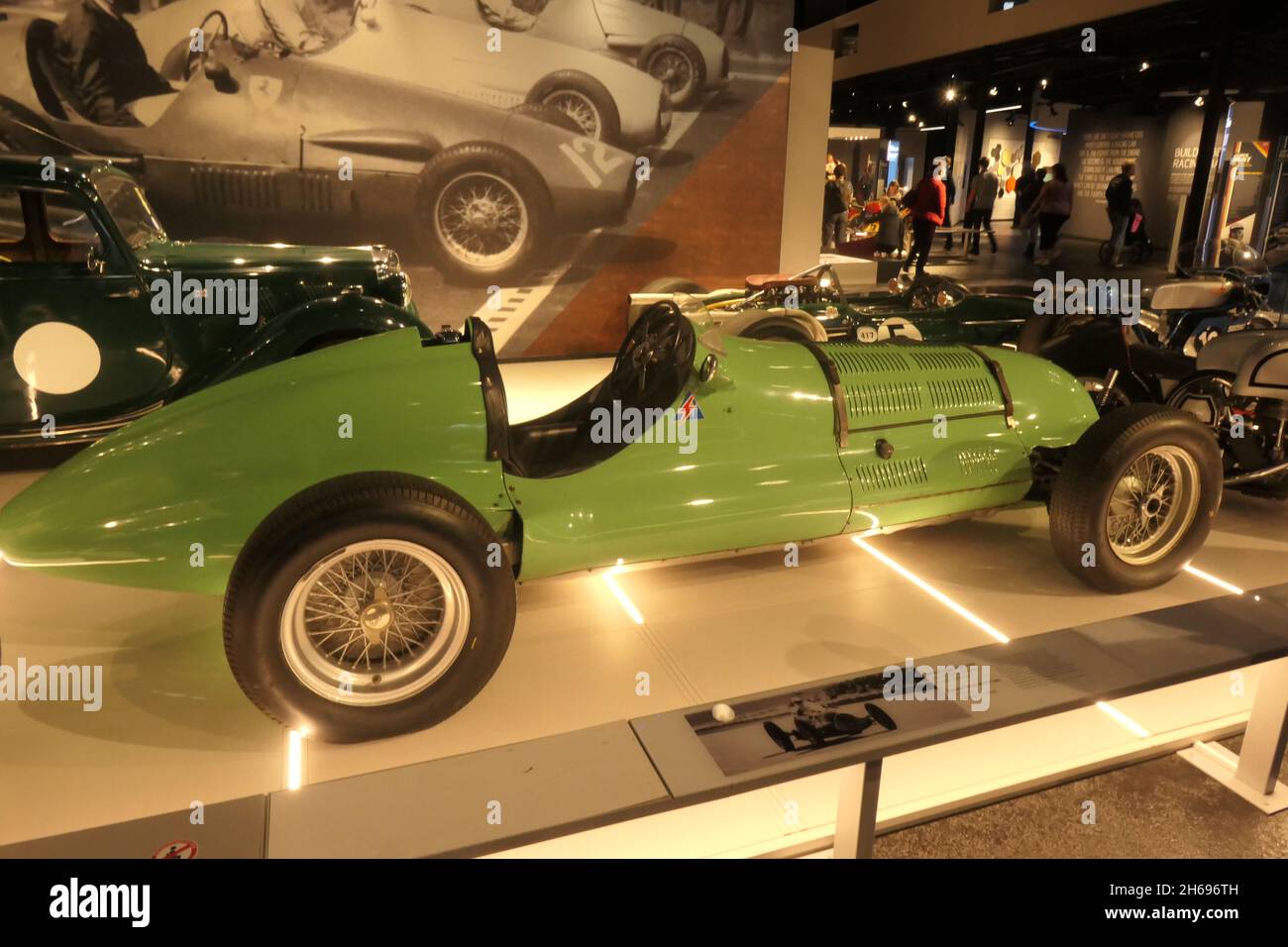 Racing cars at Silverstone museum Northamptonshire Stock Photo - Alamy